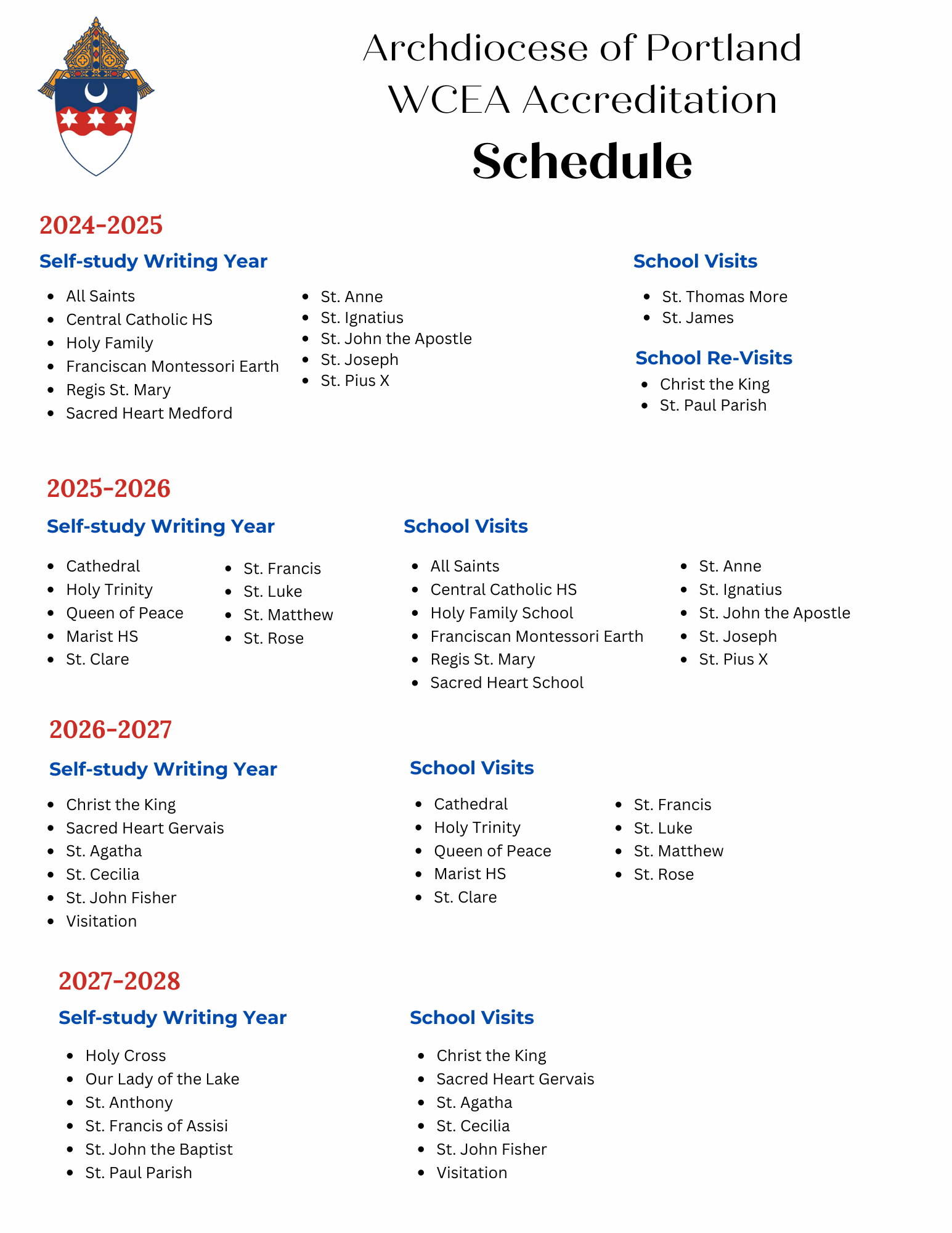 WCEA Accreditation - Archdiocese of Portland - Catholic Schools